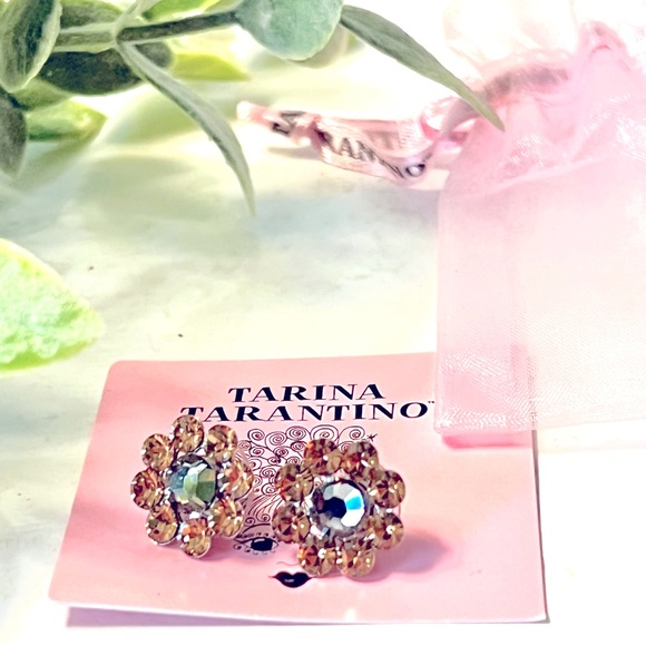 Tarina Tarantino | Jewelry | Nwt Tarina Tarantino Crystal Earrings ...